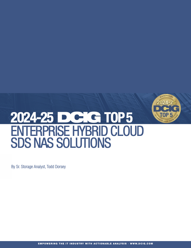 Dcig Top 5 Enterprise Hybrid Cloud Sds Nas Solutions Report Nasuni